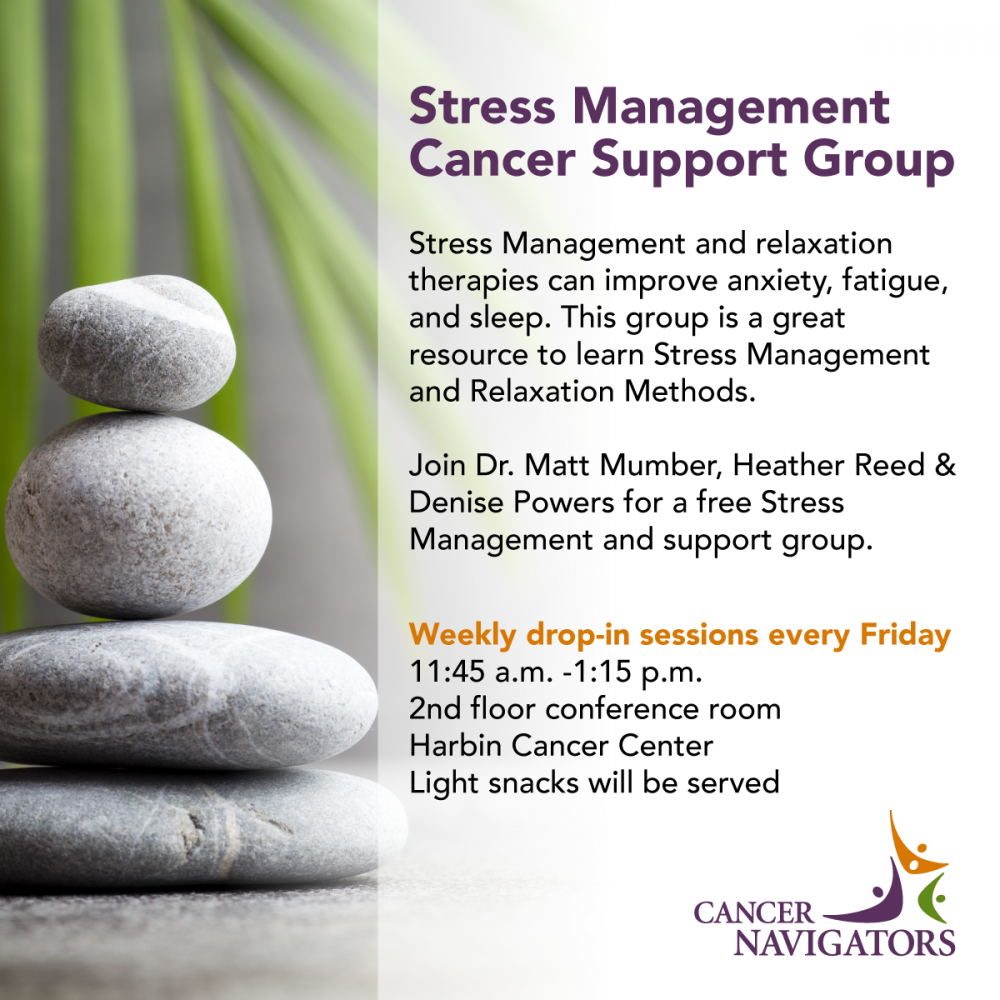 Learn How to Manage Stress - Cancer Navigators of Rome